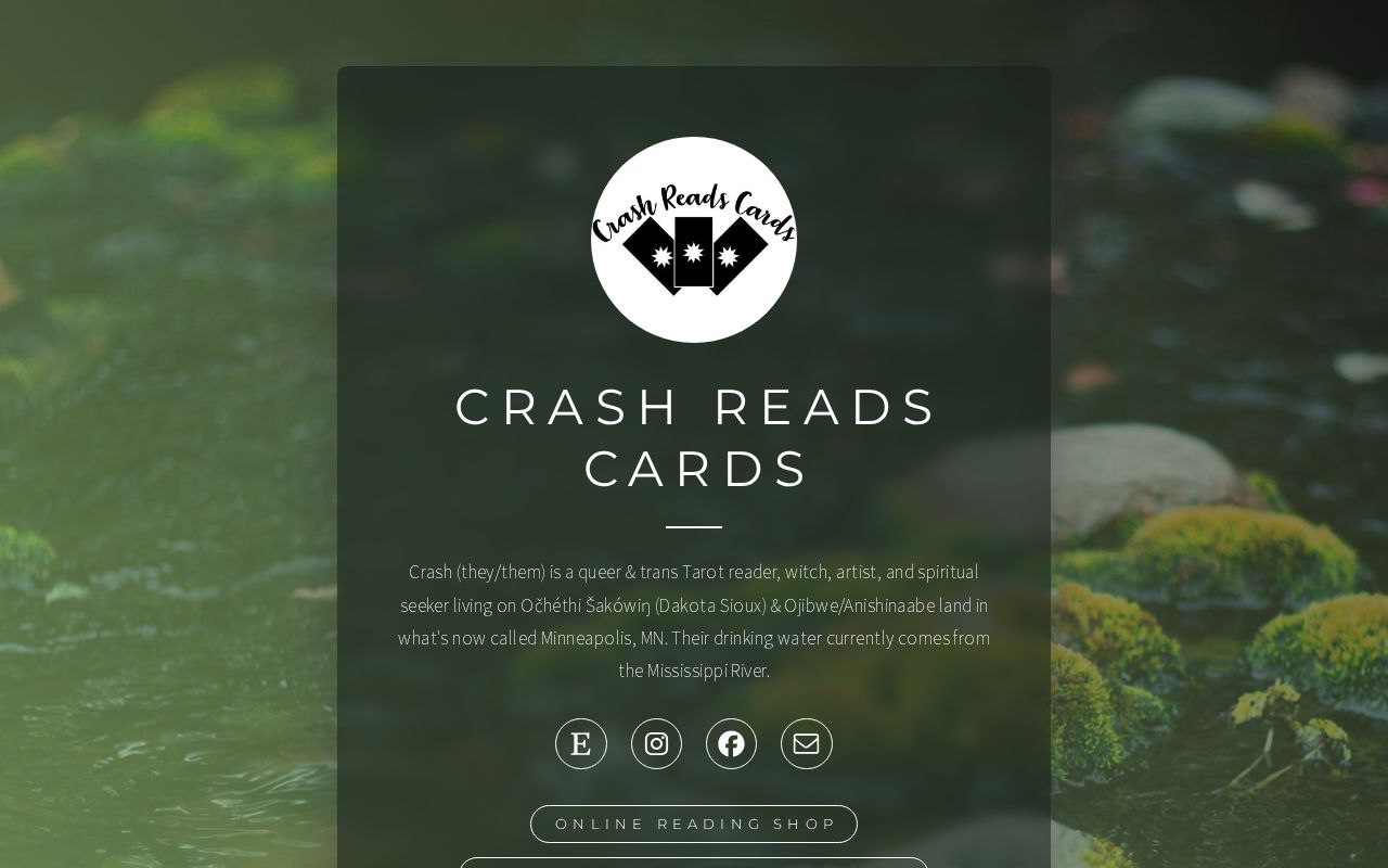 Crash Reads Cards